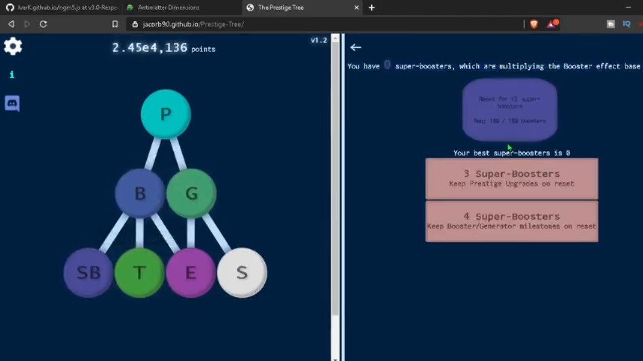 Prestige tree #7: Super boosters - YouTube