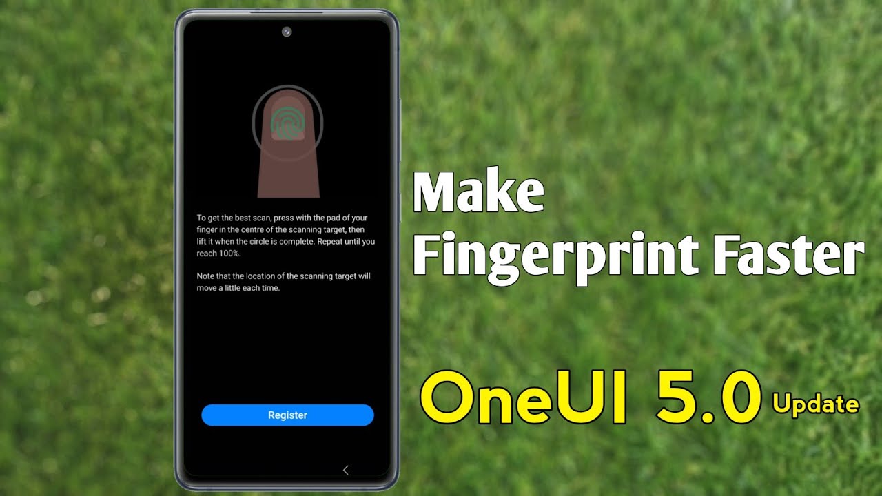 Make Fingerprint Sensor Faster | One UI 5 - YouTube