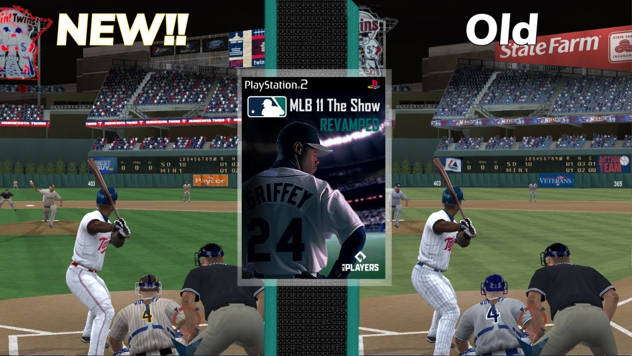 MLB 11 The Show REVAMPED Gameplay Preview: Padres @ Twins - YouTube