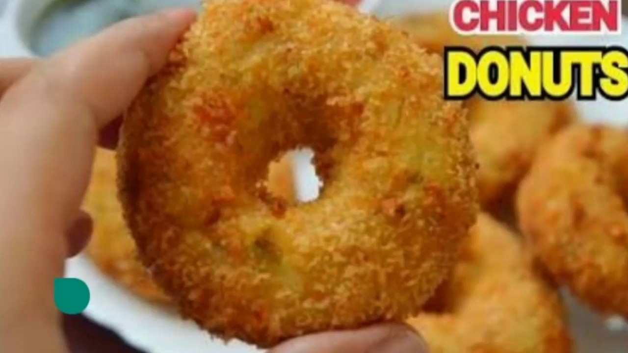 Chicken donut//snack recipe - YouTube