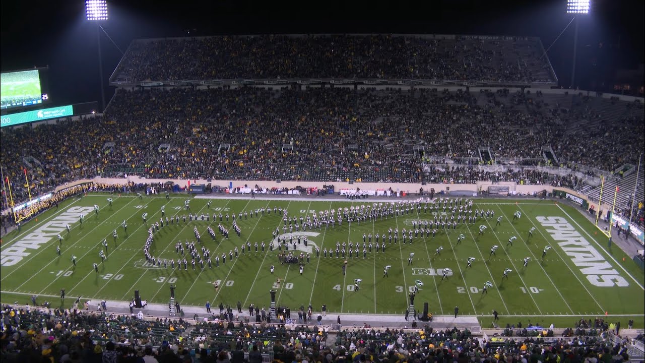 Spartan Marching Band: Halftime | 10.21.2023 - MSU vs. Michigan - YouTube