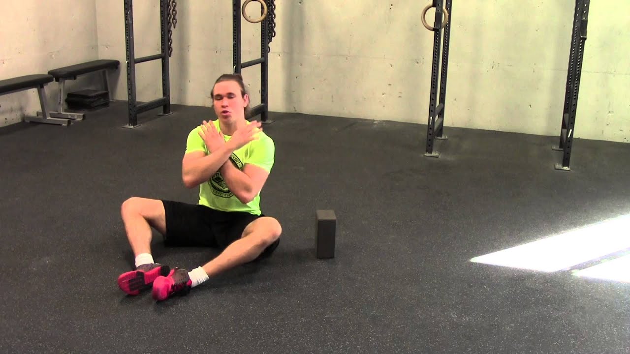 Yoga Block Neck Massage - YouTube