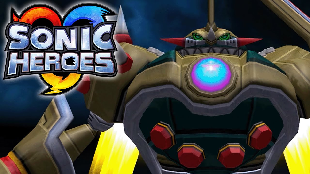 Sonic Heroes - EGG EMPEROR Boss Fight - Team Dark [4K 60 FPS] - YouTube