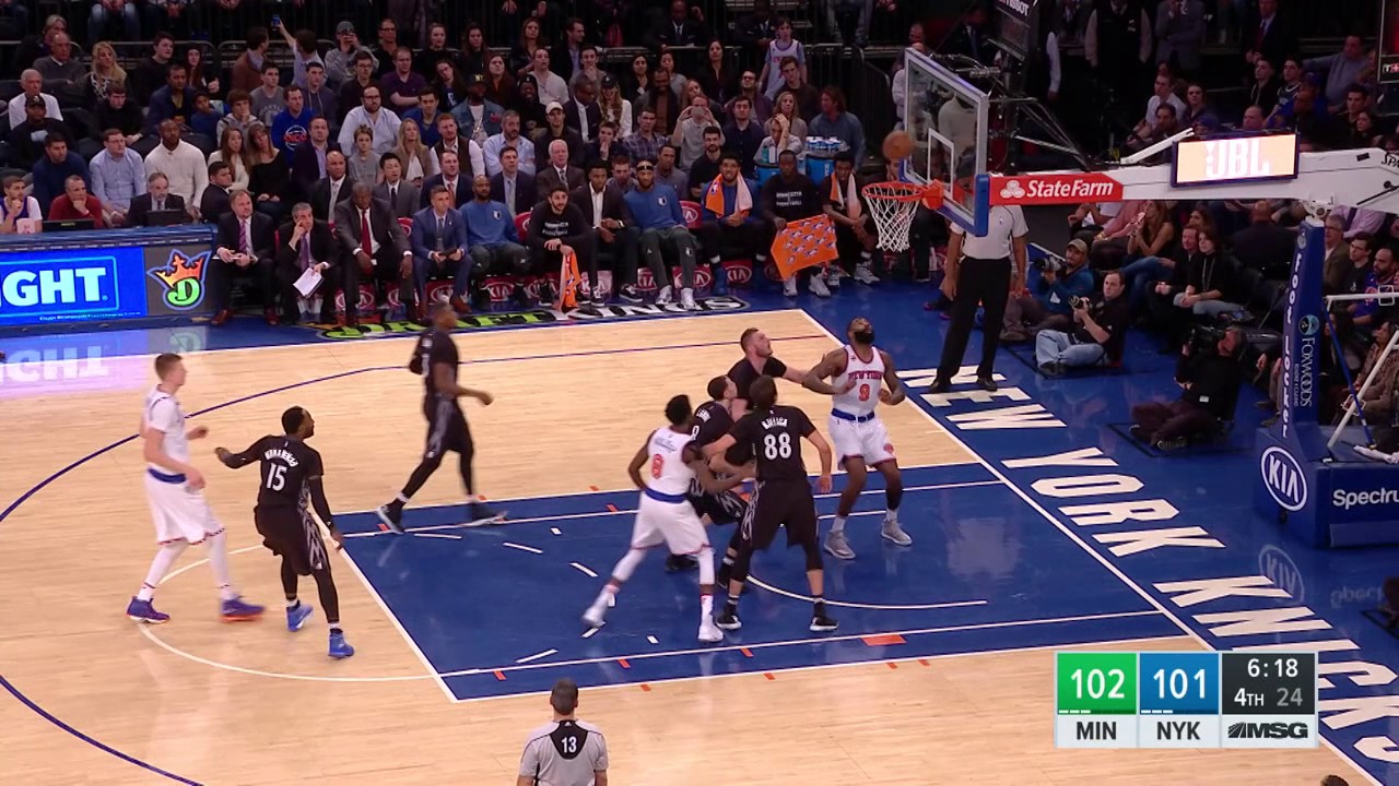 Minnesota Timberwolves at New York Knicks - December 2, 2016 - YouTube