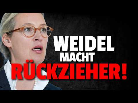 💥DAS hat's noch NIE gegeben! Alice Weidel rudert zurück und ENTSCHULDIGT sich!!