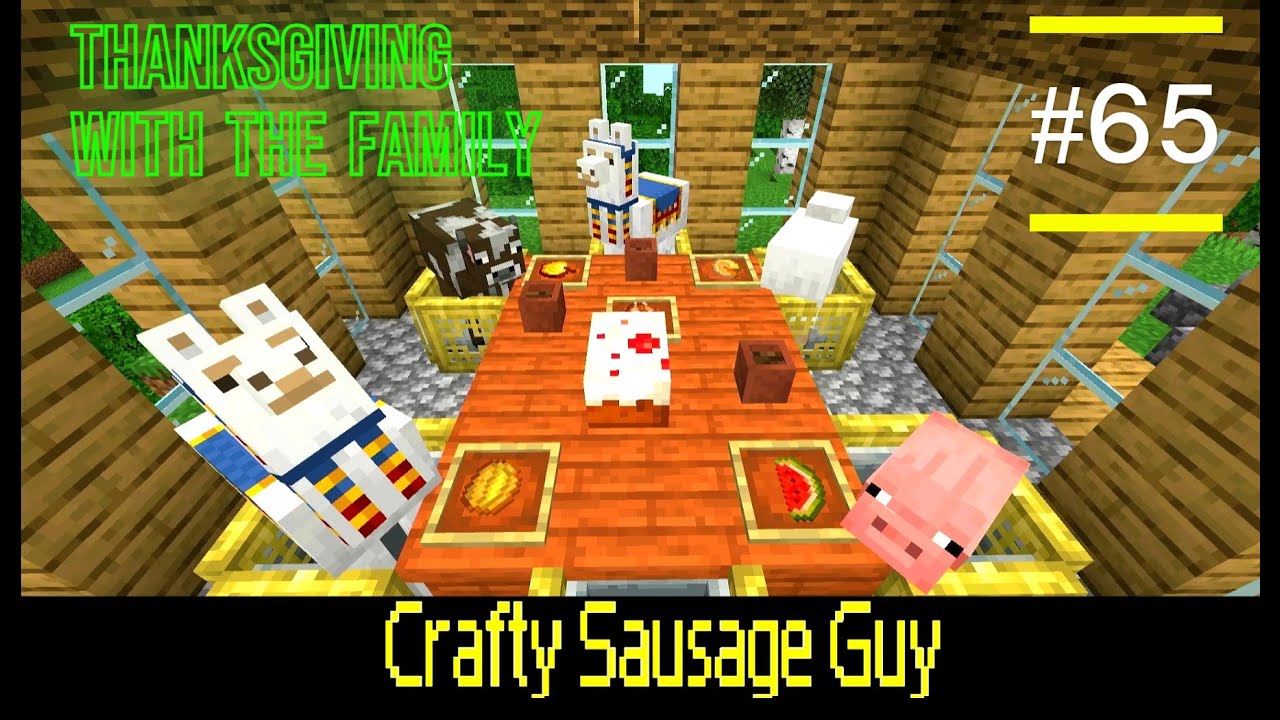 Remodeling The Thanksgiving Building to Invite the Family #65 Minecraft ...