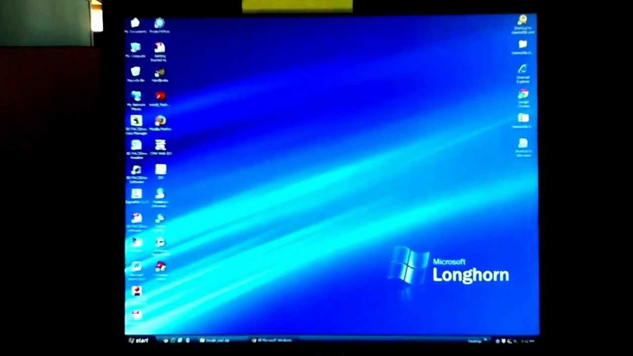 Windows Longhorn computer - YouTube