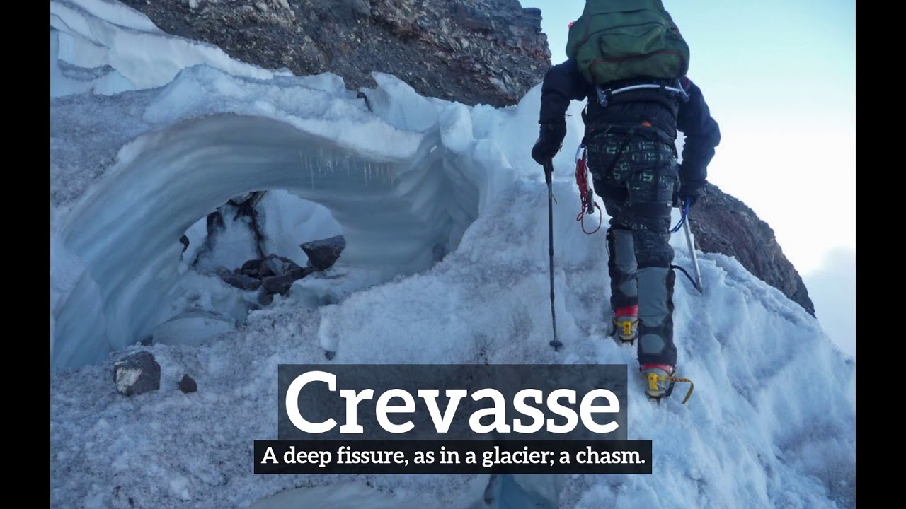 How Does Crevasse Look? | What is Crevasse? | How to Say Crevasse in ...
