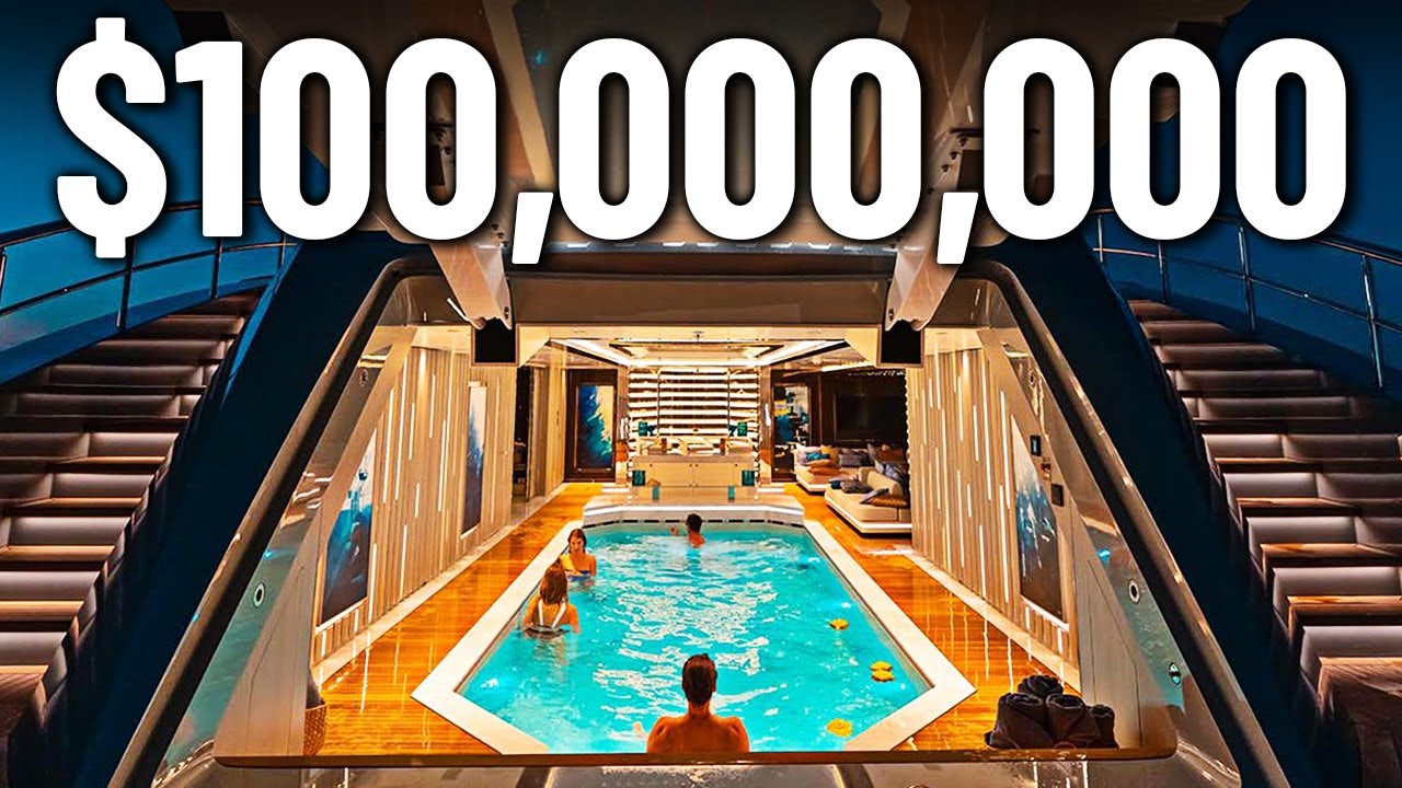 Inside A $100,000,000 Mega Yacht - YouTube