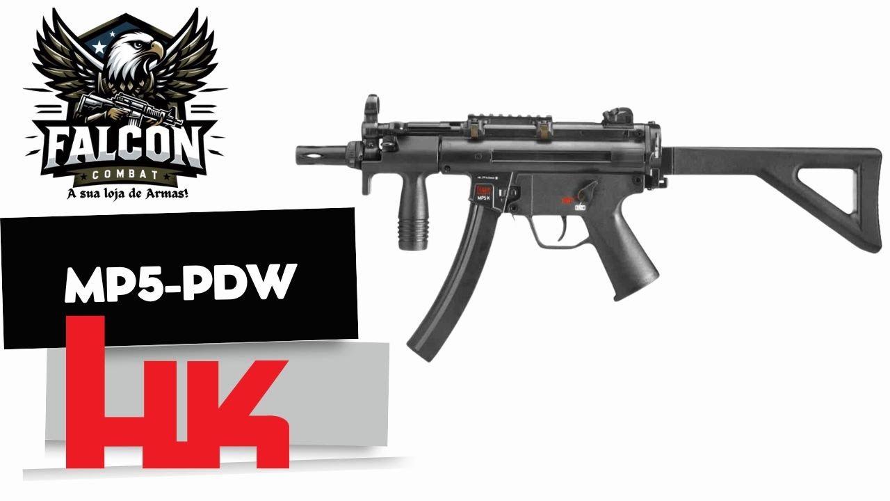 Rifle Airgun HK MP5 K PDW Co2 4,5mm Blowback - YouTube