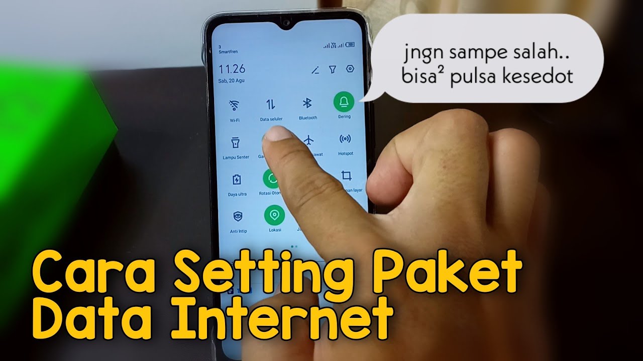 Cara Mengaktifkan Paket Data Seluler di Infinix HOT 12i XOS 7.6 - YouTube