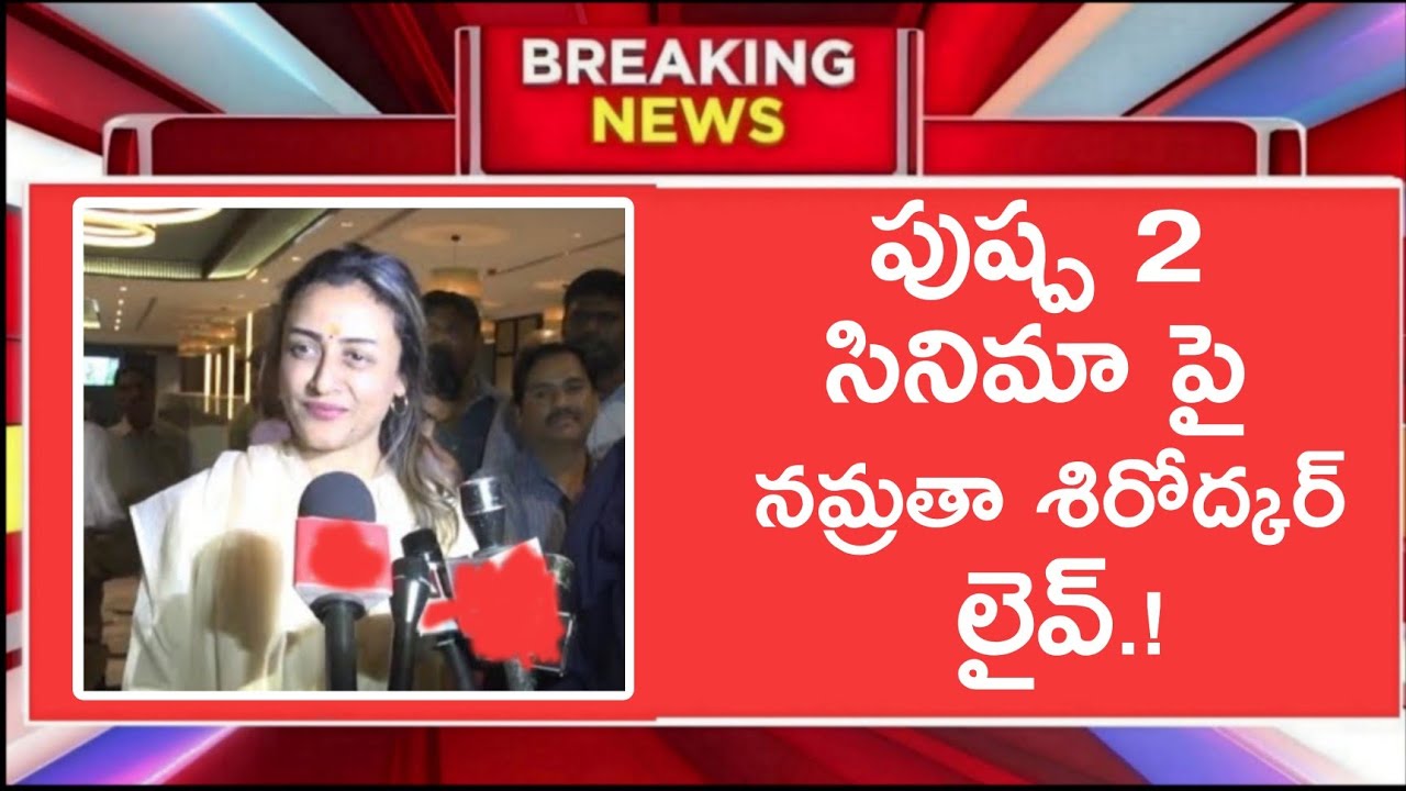 పుష్ప 2 సినిమాపై నమ్రతా శిరోద్కర్ లైవ్ Pushpa 2 Allu Arjun Sukumar Namrata Shirodkar / MEGA NEWS ...