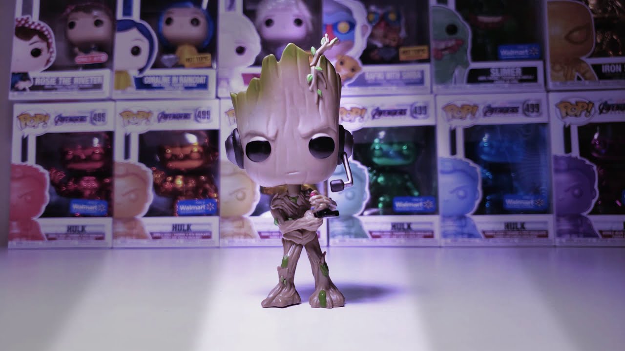 4K Marvel Groot Gamer Chase Funko Pop Gamestop Black Friday Exclusive ...