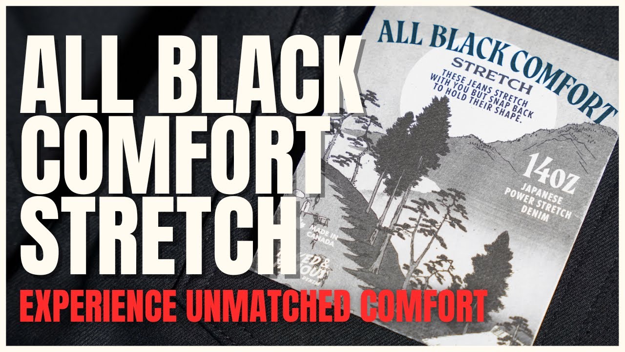 Experience Unmatched Comfort With The All Black Comfort Stretch - YouTube