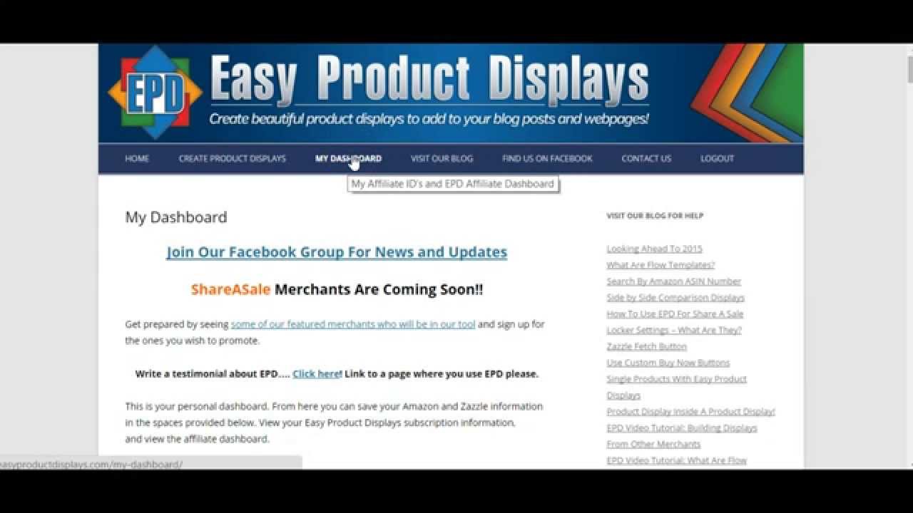 Intro to the Easy Product Displays Dashboard - YouTube