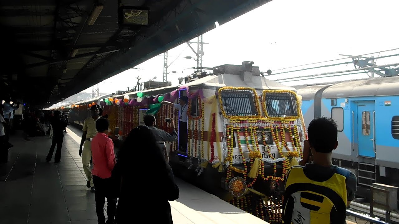 Mumbai Delhi Rajdhani Express | |Newly Inaugurated "Central Railways ...