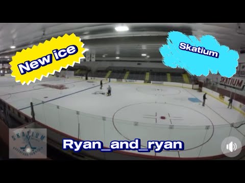 New ice at the skatium 🥶 🏒 - YouTube