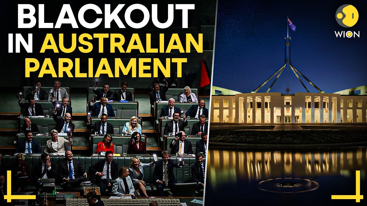 Australia Parliament: Sudden Light Out During Parliament Sitting Throws ...