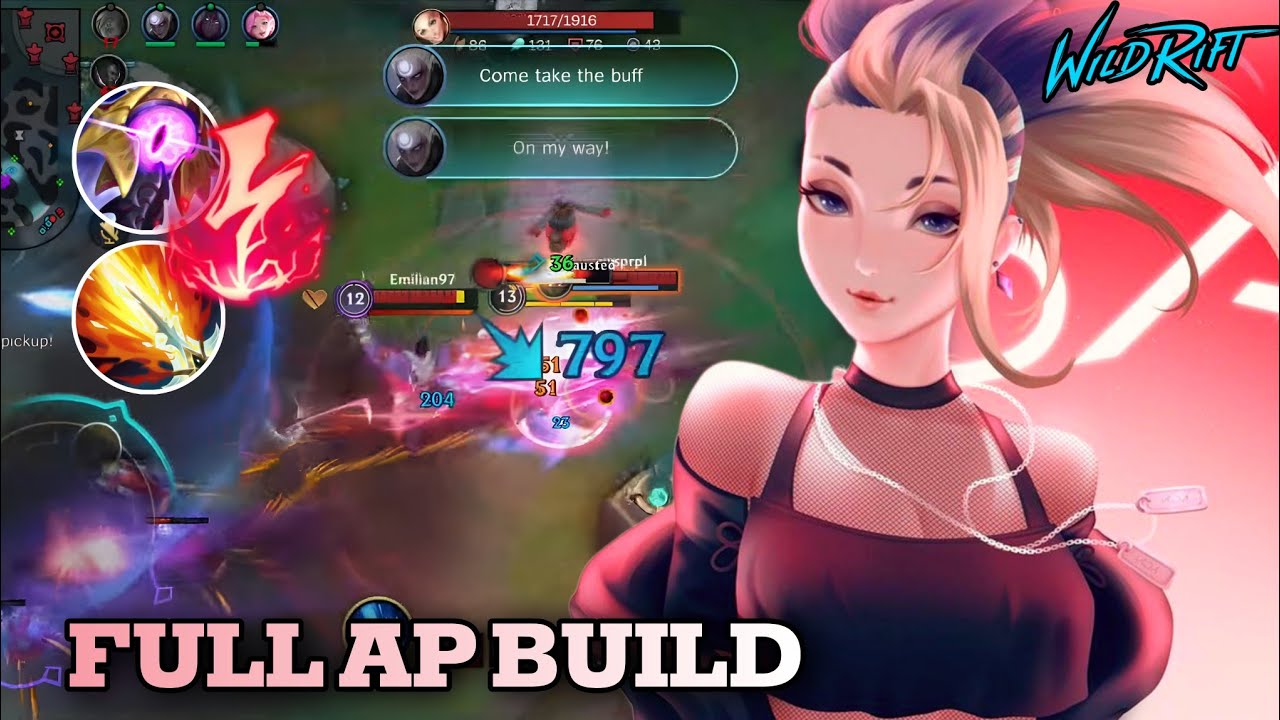 WILD RIDT AKALI : BEST FULL BURST BUILD | WILD RIFT AKALI BUILD & RUNES ...
