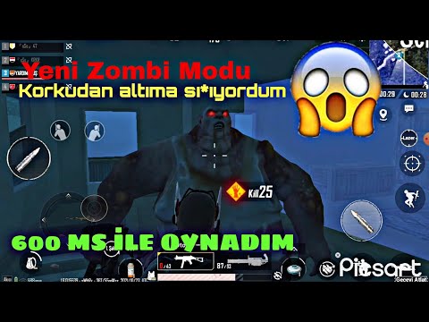 YENİ ZOMBİ MODU GELDİ EFSANE |AZ DAHA ALTIMA SI*ÇIYORDUM | PUBG MOBILE