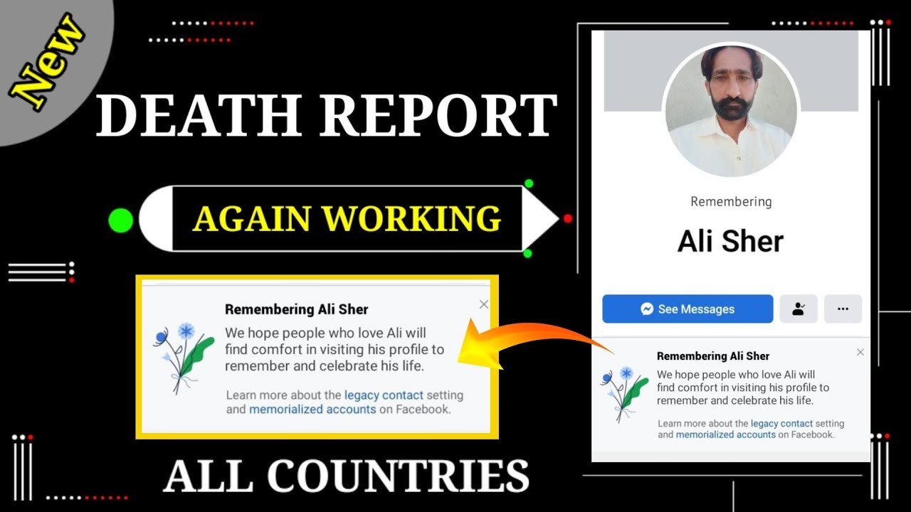 Death Report Working Appeal 2023 | Fb Id Ko death Report Kaise Lagyen ...