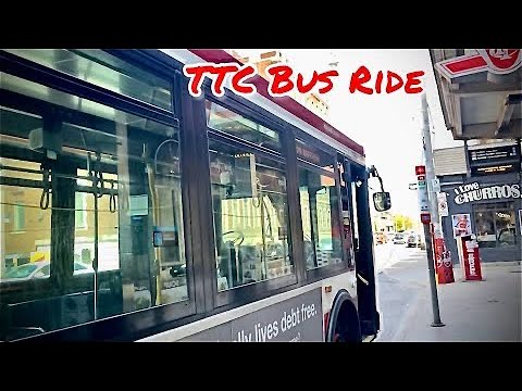 Toronto TTC Bus Ride 1143 On Route 929 Dufferin To Eglinton Orion 07. ...