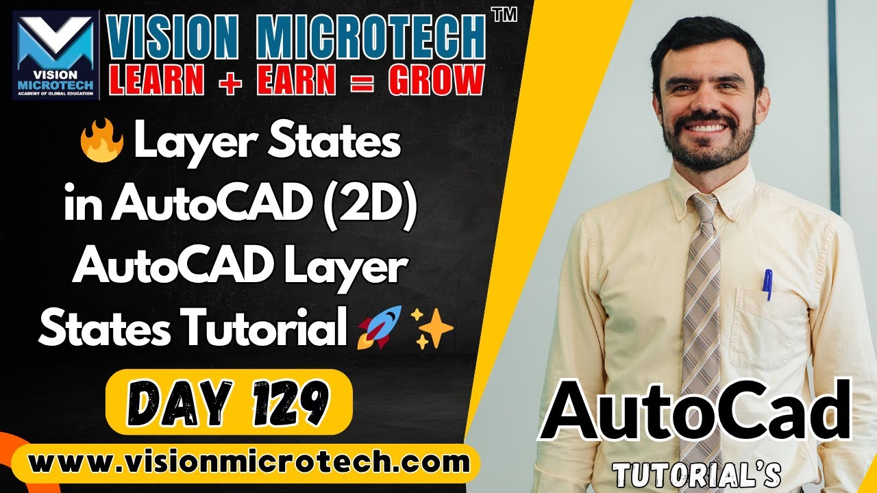 🔥 Layer States in AutoCAD (2D) | AutoCAD Layer States Tutorial 🚀 - YouTube