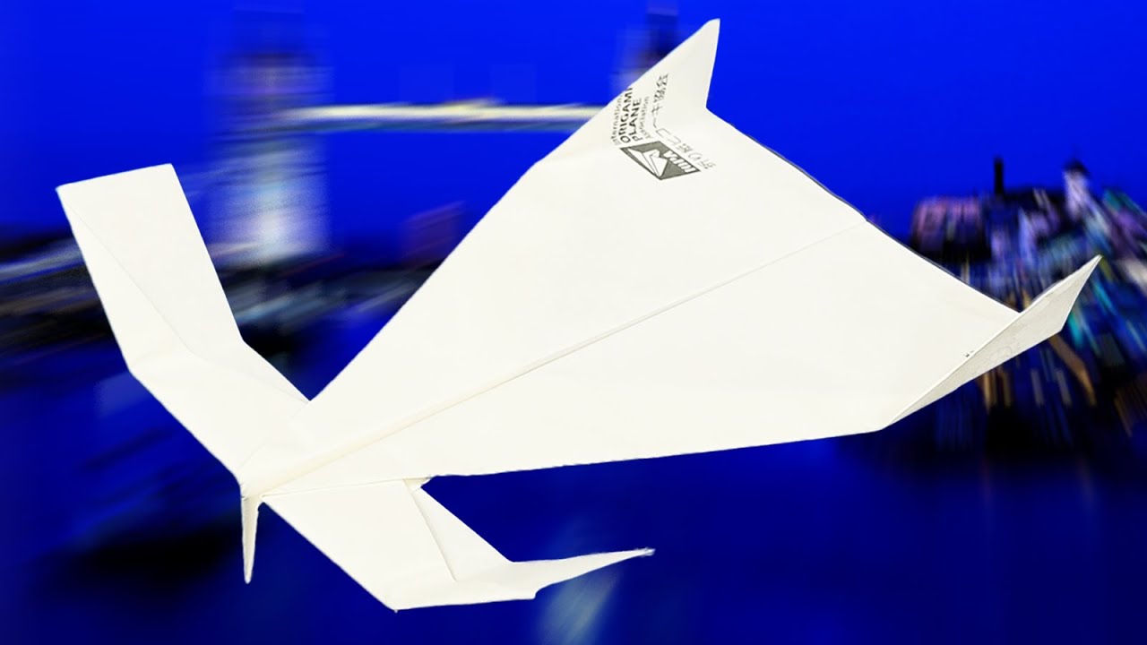 How to make a Paper Airplane "FLYING ANGEL" [Tutorial] | Takuo Toda ...