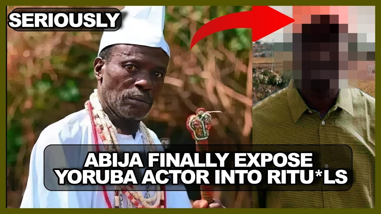 Popular Actor Abija expose popular yoruba actor that are into ritüəls ...