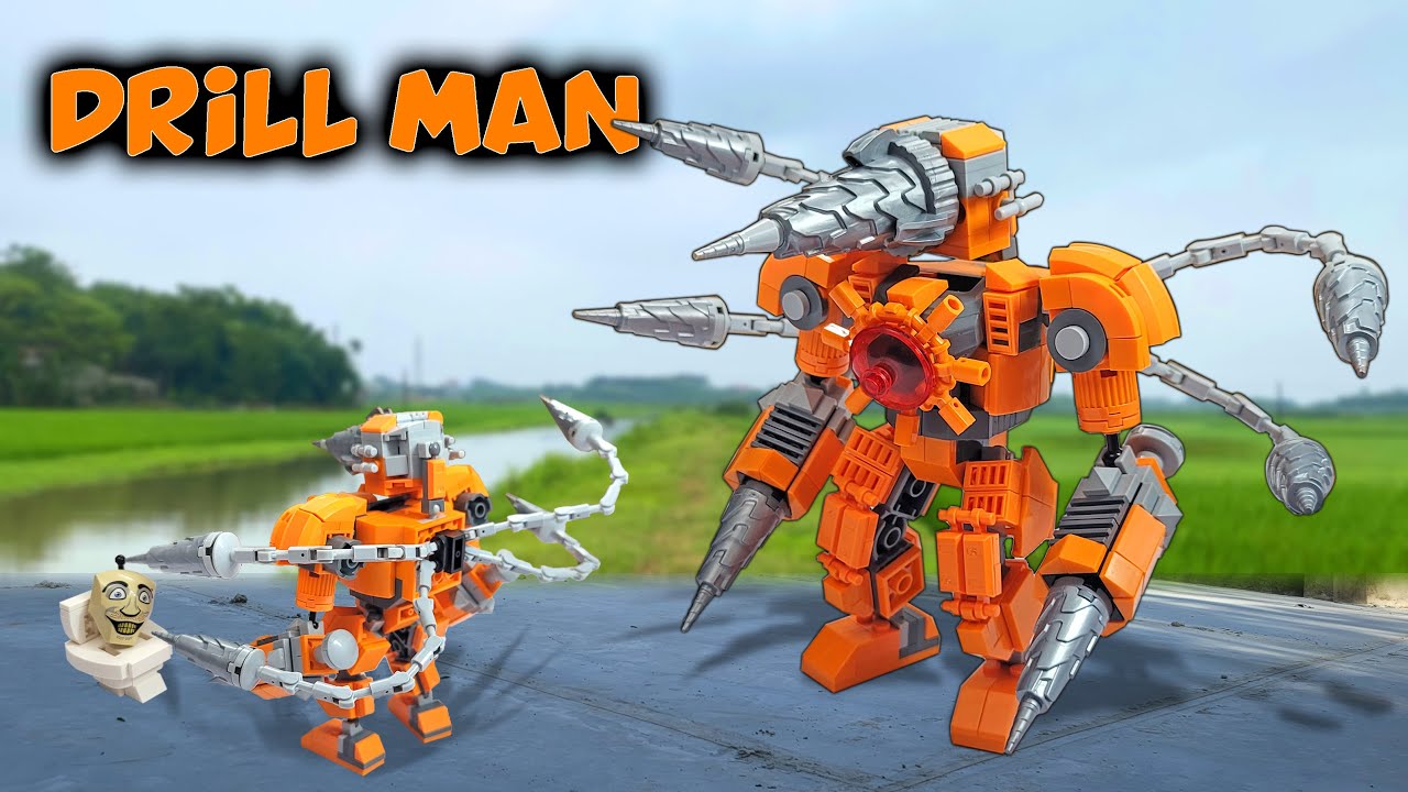Lego Titan Drill Man Skibidi Toilet | Speed Build Reviews - YouTube