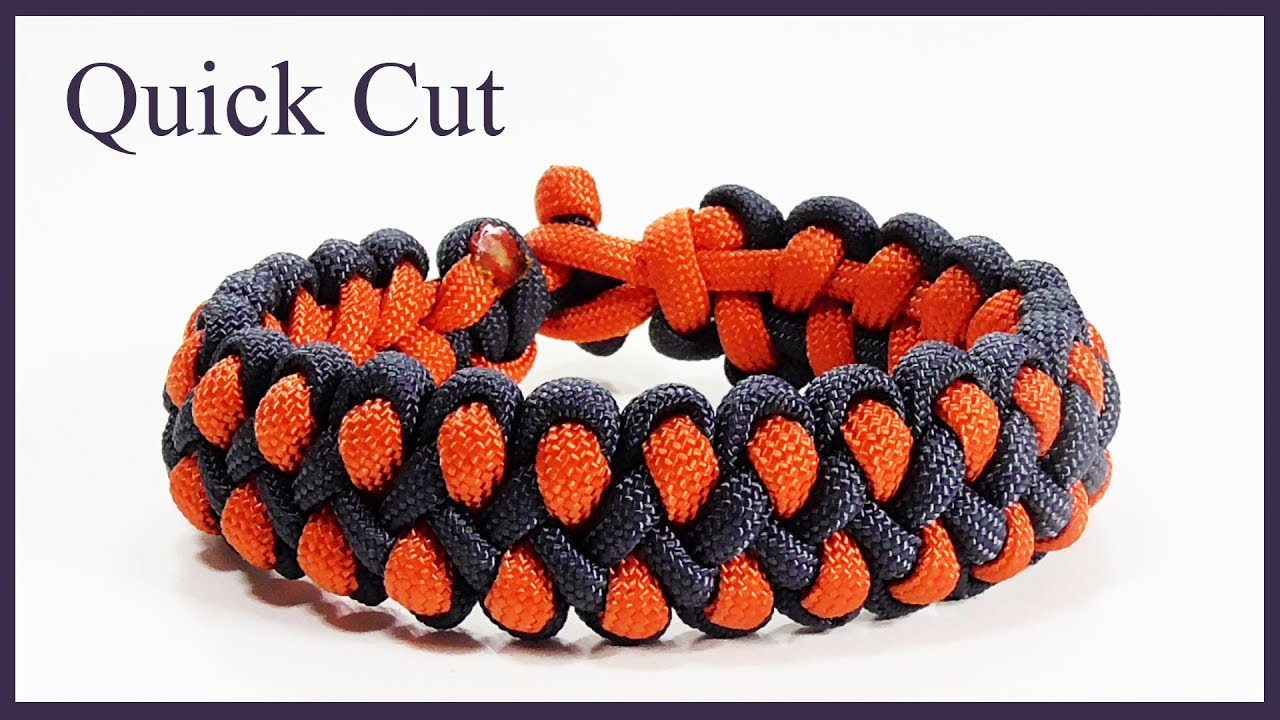 Paracord Bracelet Instructions: "Dragon Claw" Bracelet Design Quick Cut ...