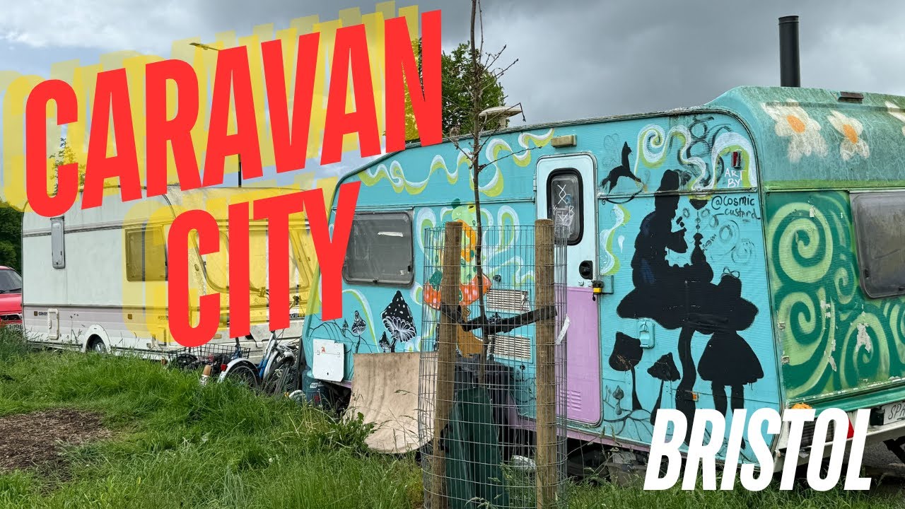 Caravan city at Clifton Downs in Bristol 2024 - YouTube