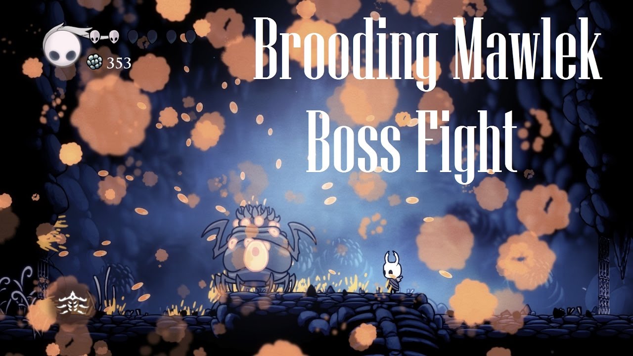 Hollow Knight [Brooding Mawlek Boss Fight] - Gameplay PC - YouTube