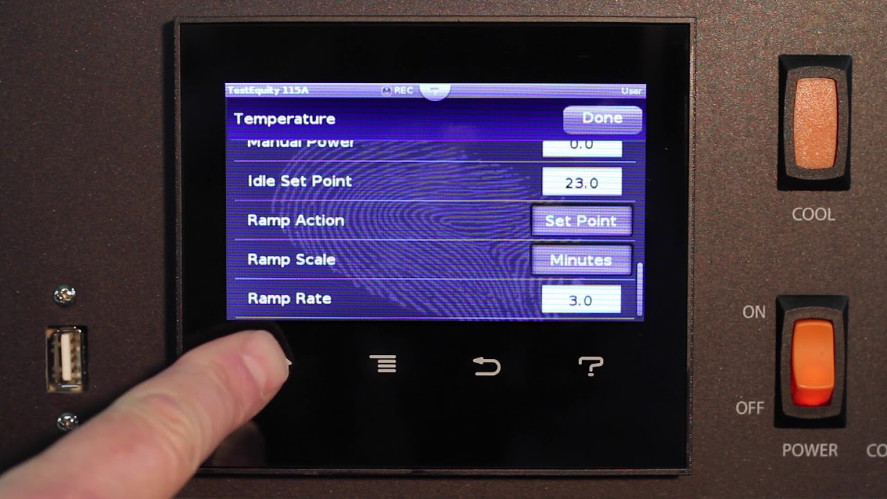 How to use the Ramp Action Function on the F4T Touch Screen Controller ...