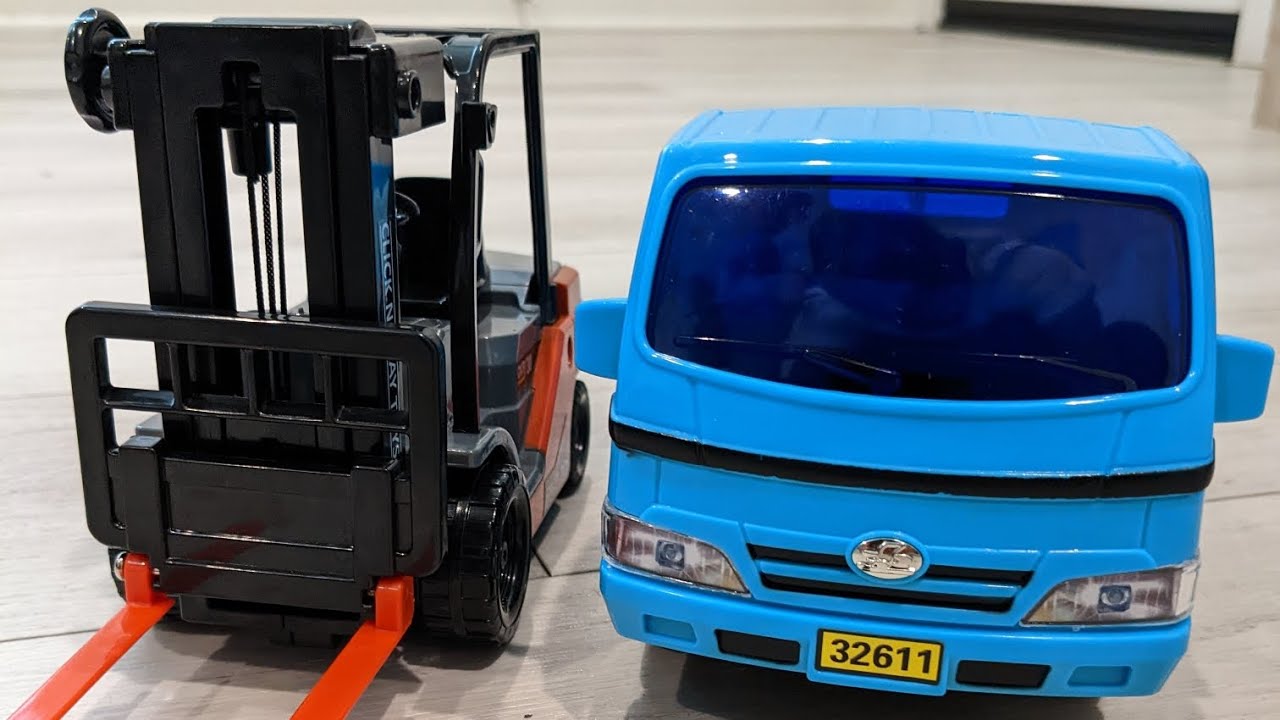 Click N' Play Forklift & Truck Play Set Vehicle - great forklift toy ...