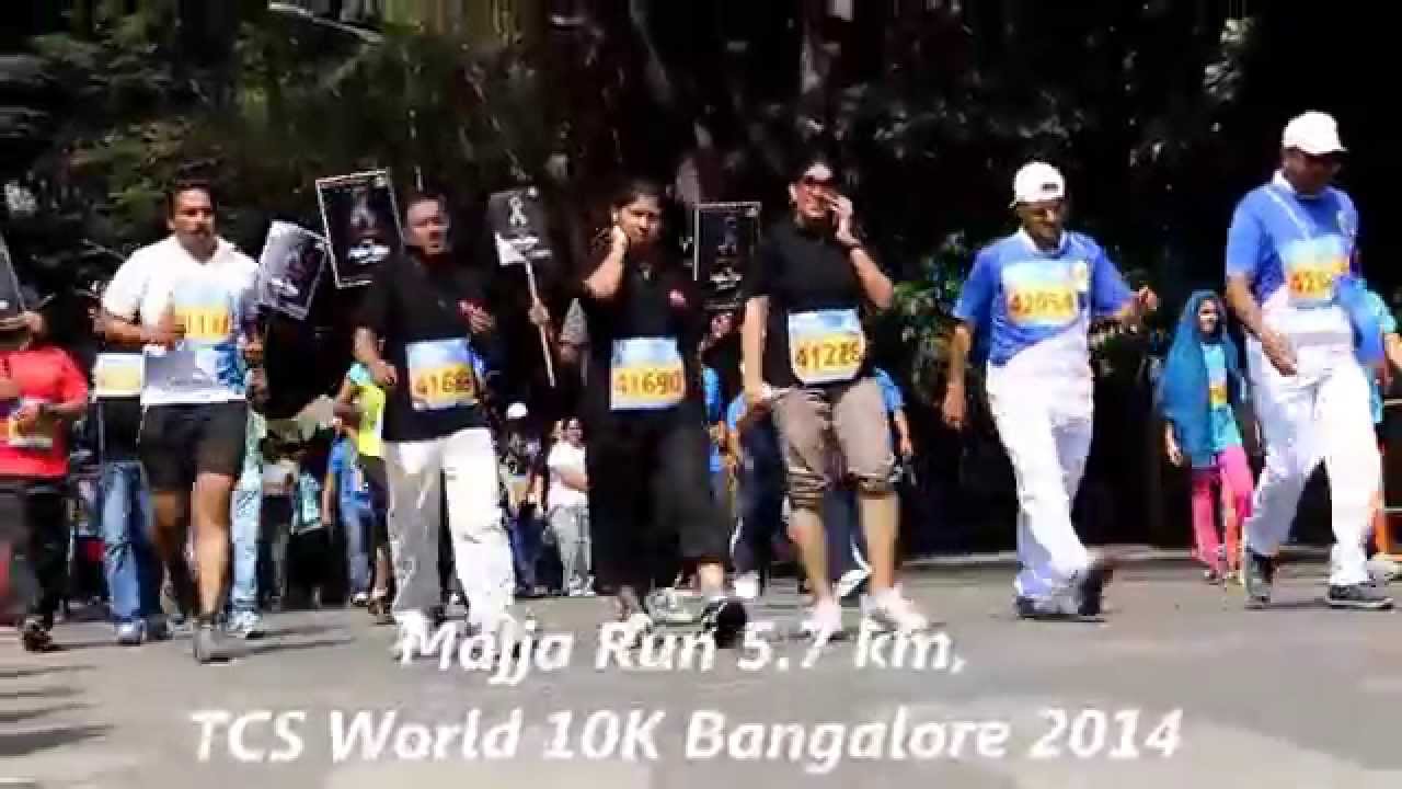 Majja Run 5.7 km #2 at TCS World 10K Bangalore 2014 - YouTube