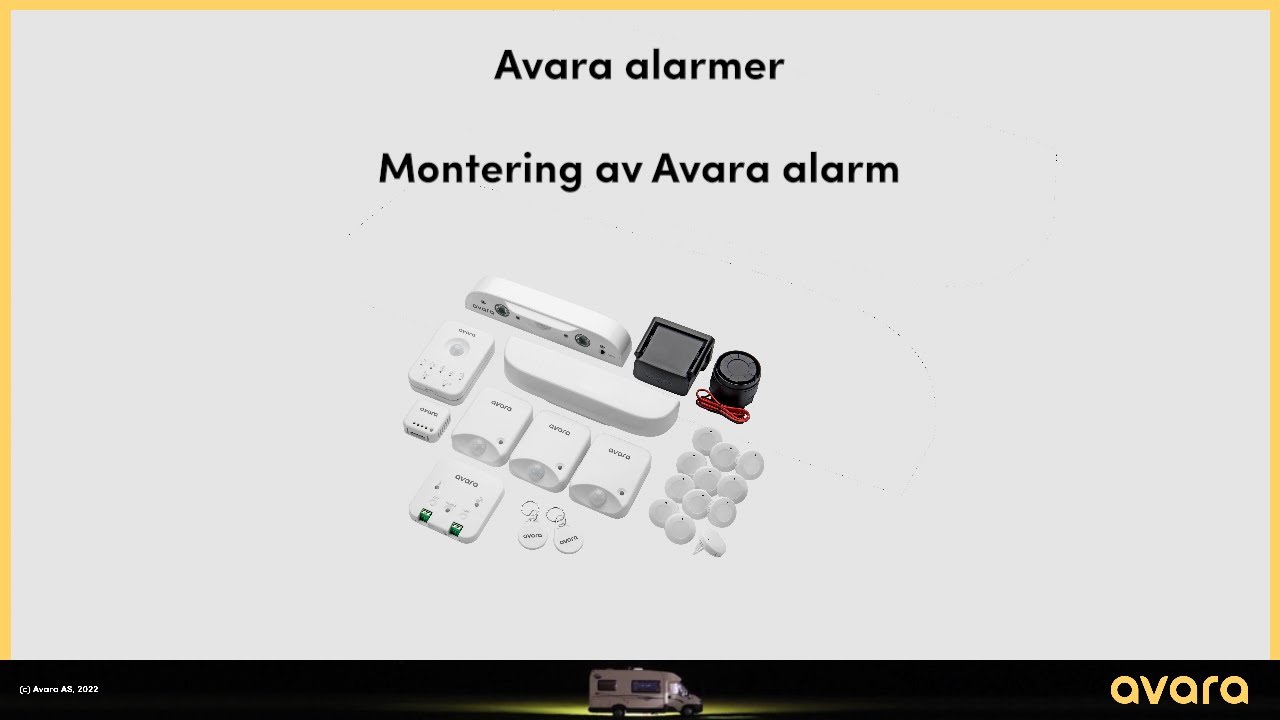 Installasjon Avara alarmsystem - YouTube