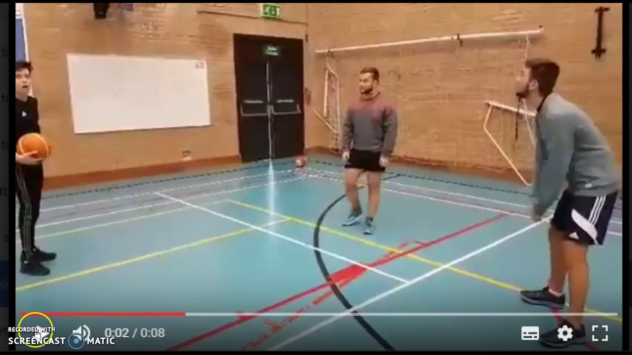 Intercepting basketball - YouTube