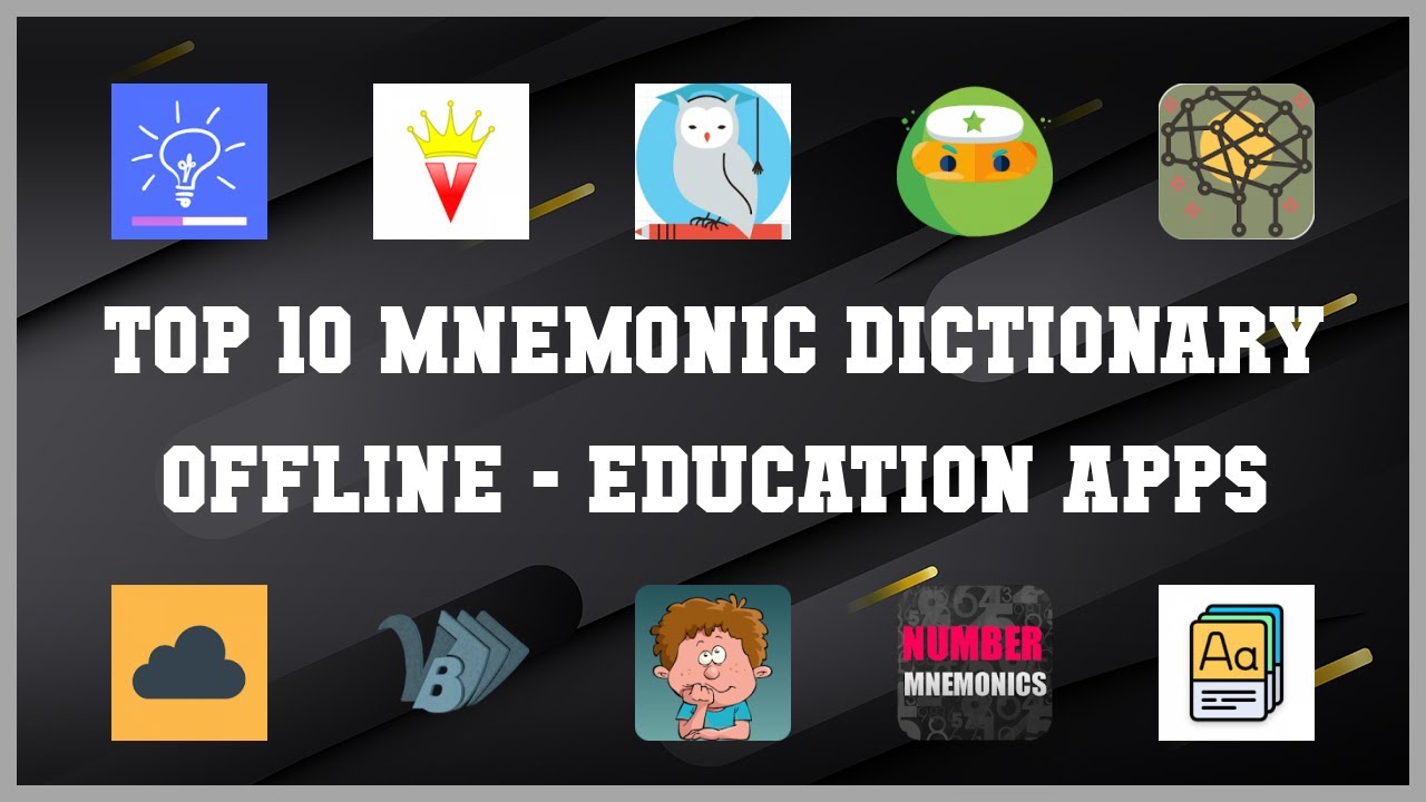 Top 10 Mnemonic Dictionary Offline Android Apps - YouTube