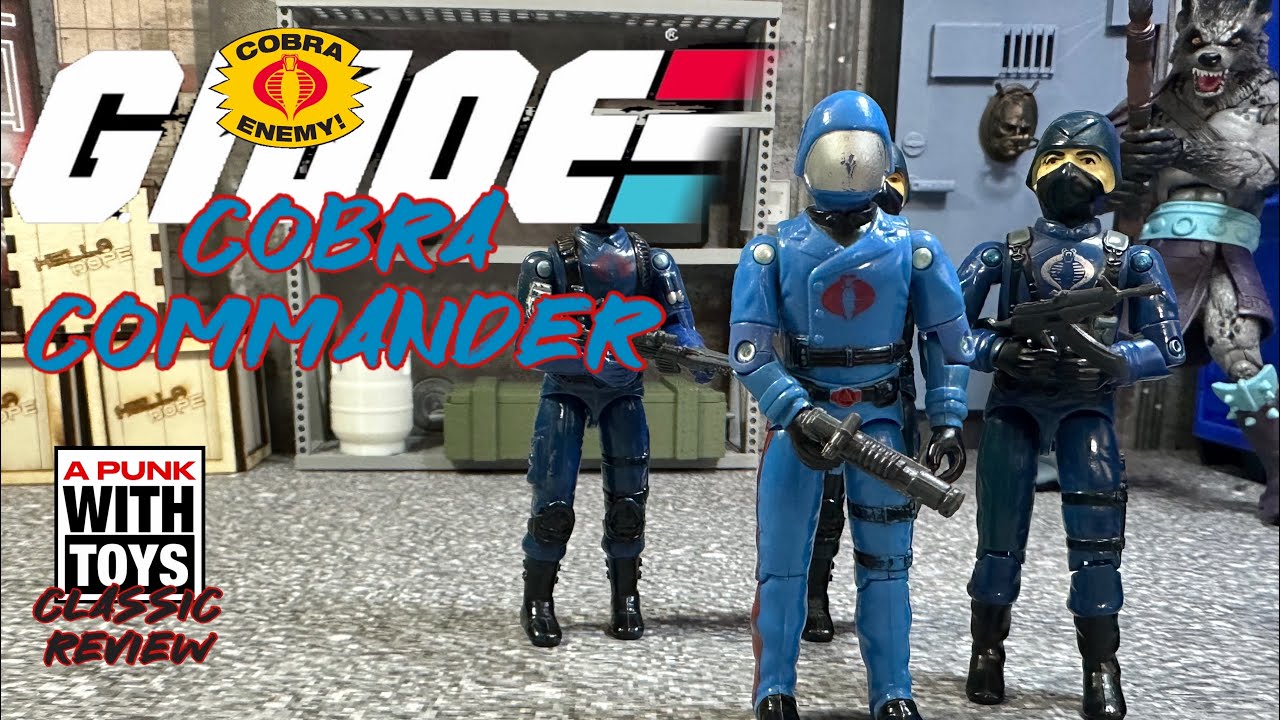 GI Joe Cobra Commander V1.5 O-Ring Classic Review - YouTube