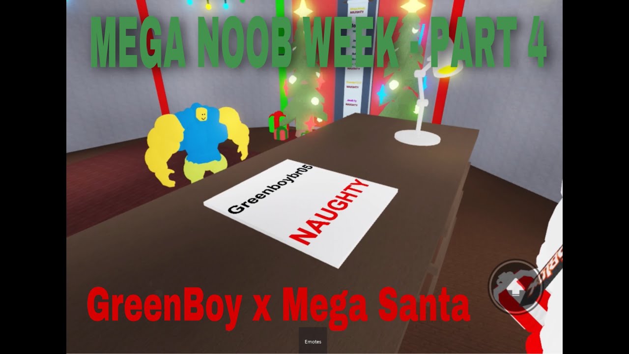 ROBLOX MEGA NOOB SIMULATOR WEEK - PART 4 - CHRISTMAS WINTER WONDERLAND ...