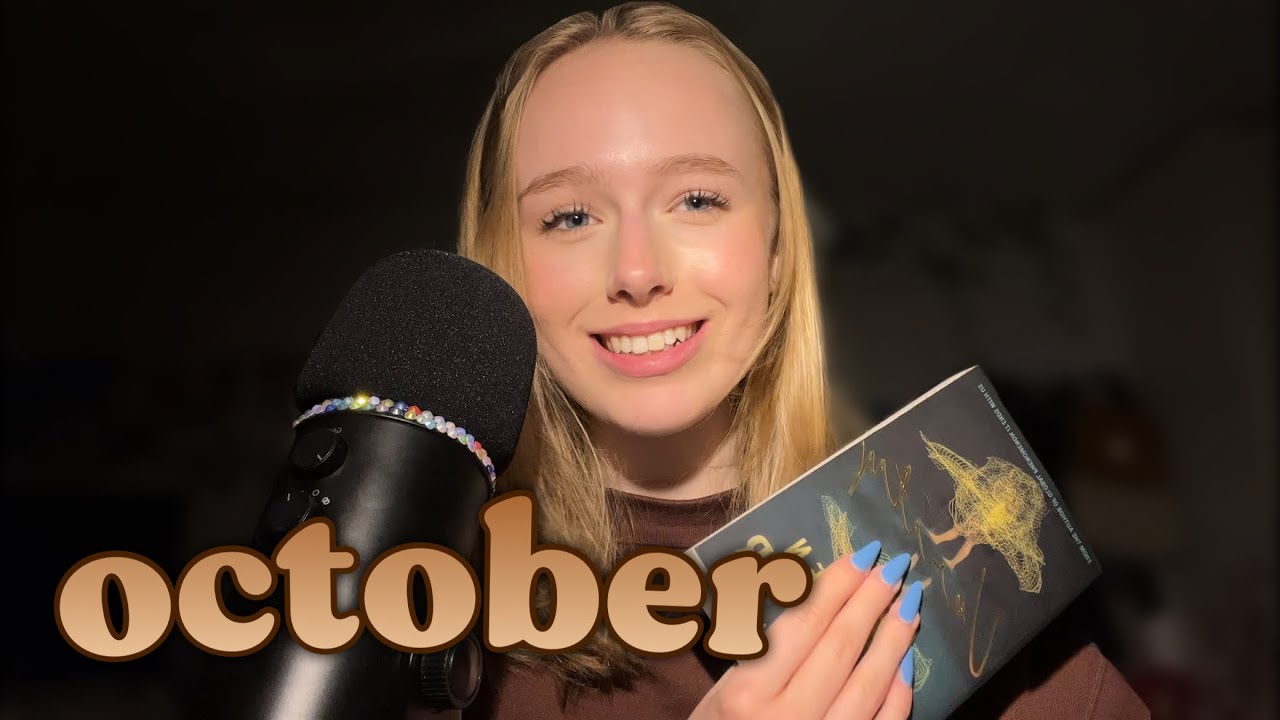 ASMR october favorites 🎃 | show & tell, try on, tapping - YouTube