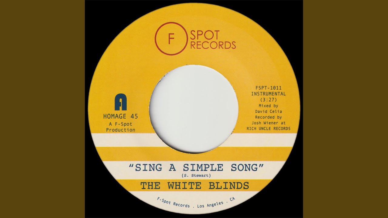 Sing a Simple Song - YouTube