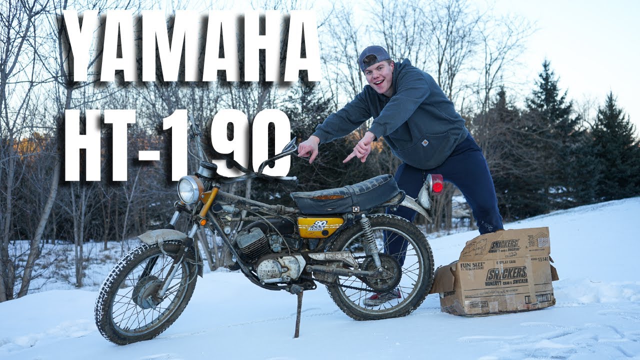 1970 Yamaha 90 HT1 has been sitting for 30 YEARS! - YouTube