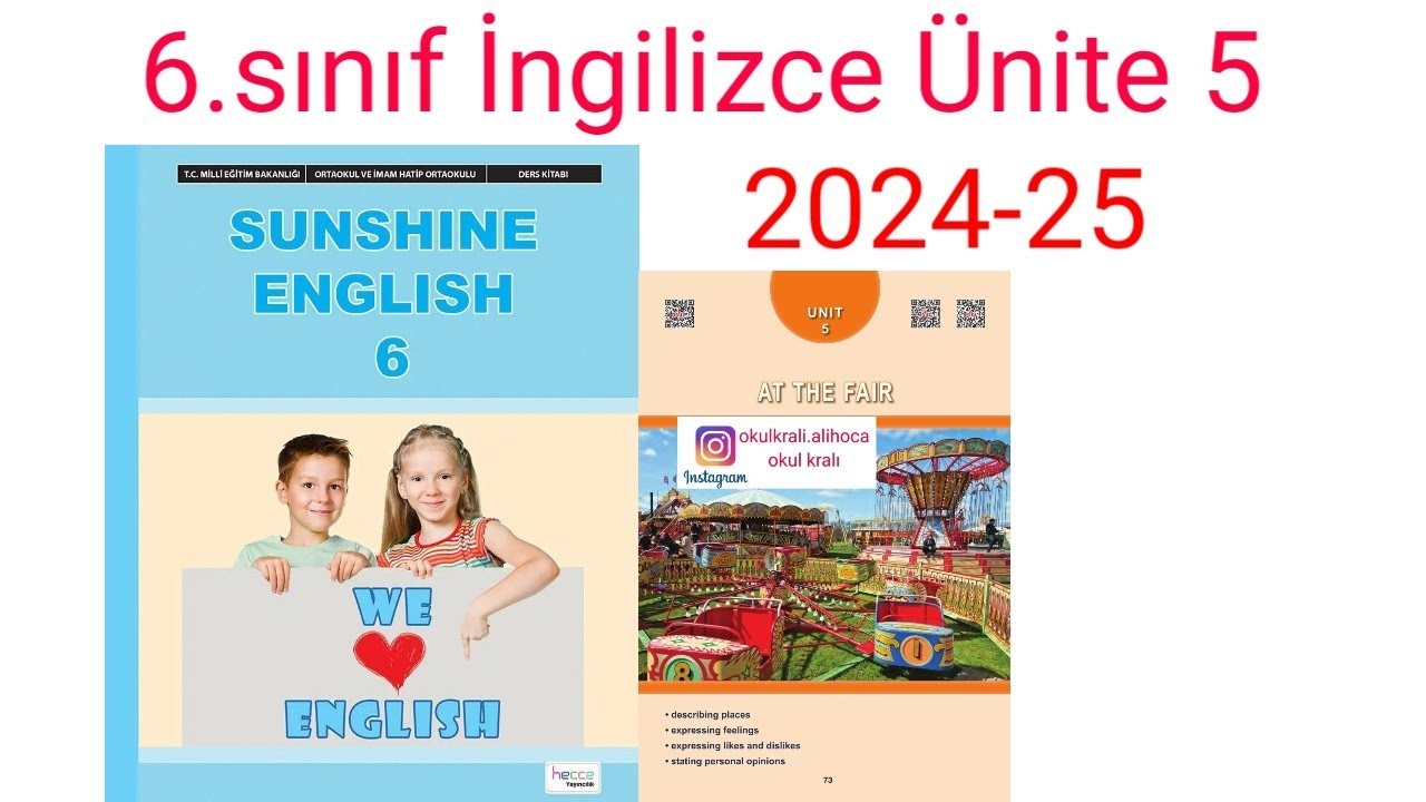 6.sınıf İngilizce Sunshine English 6 kitabı 5.ünite At the Fair 73-88 ...