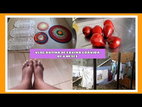 VLOG ROTINA DE FAXINA GRÁVIDA DE 8 MESES | RAQUEL ROBERTO