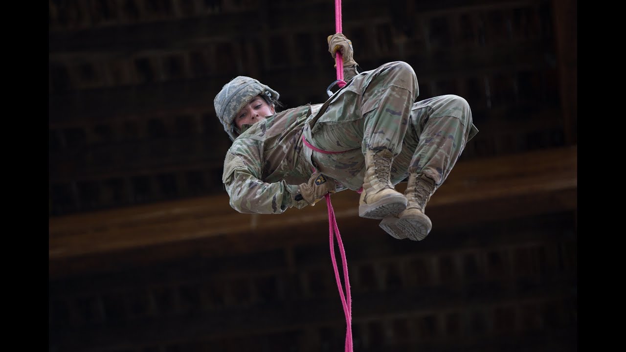 Rappel Tower | 9th Regiment, Advanced Camp 2019 - YouTube