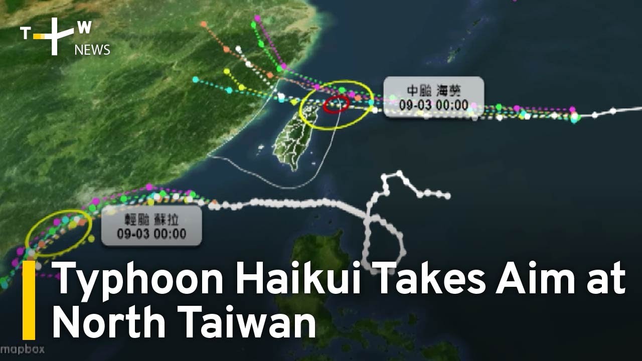 Typhoon Haikui Takes Aim at Taiwan Days After Saola Passes | TaiwanPlus ...