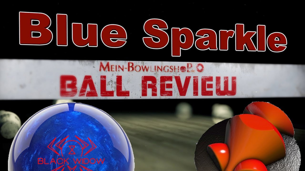 Hammer Black Widow Platinum Blue Sparkle Bowling Ball Review - Video ...