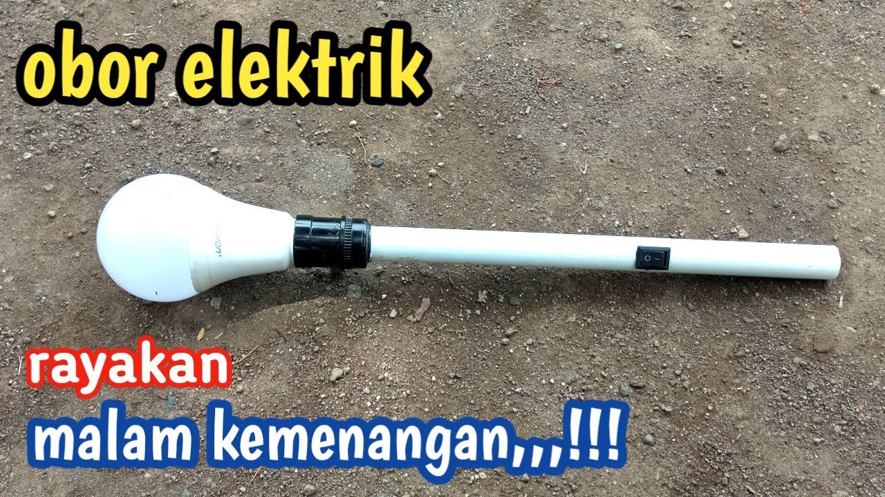 Cara membuat obor elektrik dari barang bekas - YouTube